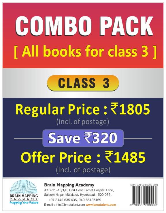 Class-3- BMA's All Books Combo Pack - Brain Mapping Academy